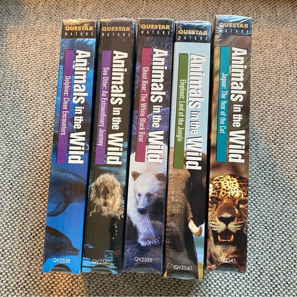 Other | Not For Sale Questar Nature Collection Animals In The Wild Vhs ...